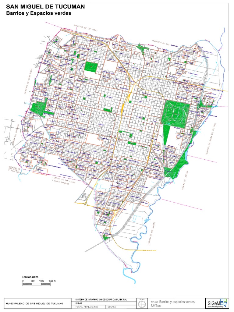 Mapa Tucuman Barrios | PDF | Argentina | Agitación