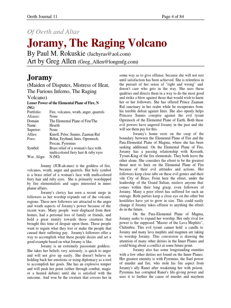 Joramy OerthJournal | PDF | Nature