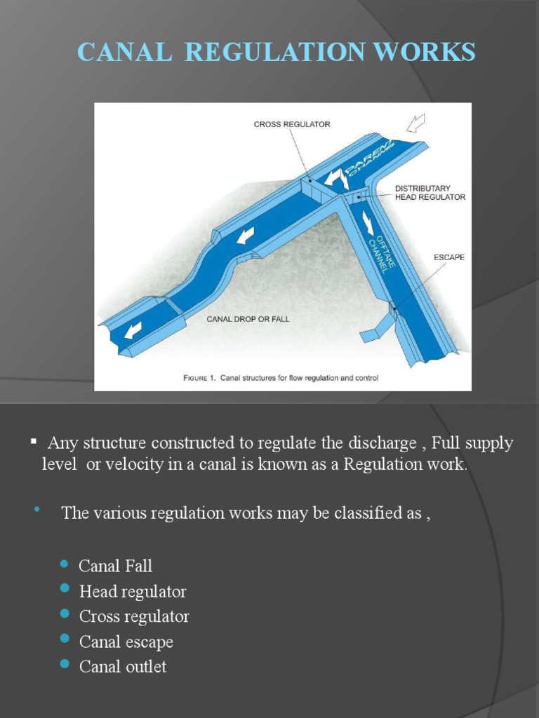 Canal Outlets and Canal Regulations | PDF | Spillway | Civil Engineering