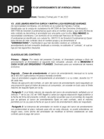 Contrato Arrendamiento Inmueble TIPO Con Codeudor Solidario | PDF | Condominio | Agua