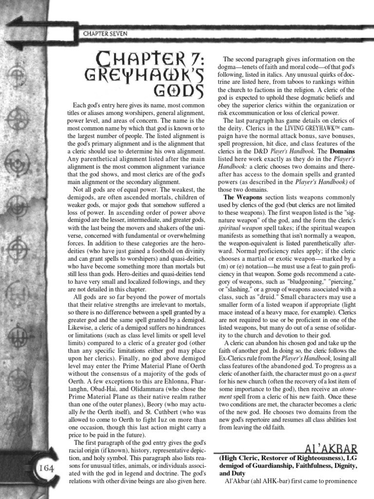 Gods of Greyhawk | Download Free PDF | Dwarf (Dungeons & Dragons) | God