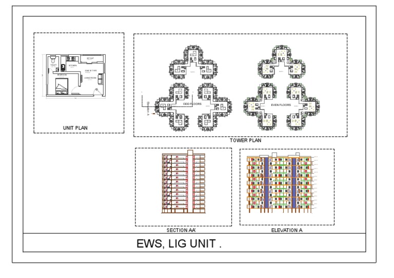 Ews, Lig Unit .: Unit Plan Tower Plan | Download Free PDF | Tourist ...