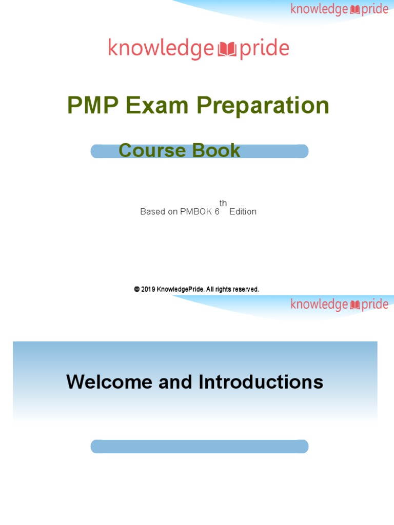 PMP Exam Preparation: Course Book | PDF | Project Management ...