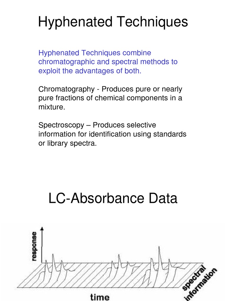 Hyphenated Techniques | PDF | Raman Spectroscopy | Infrared Spectroscopy