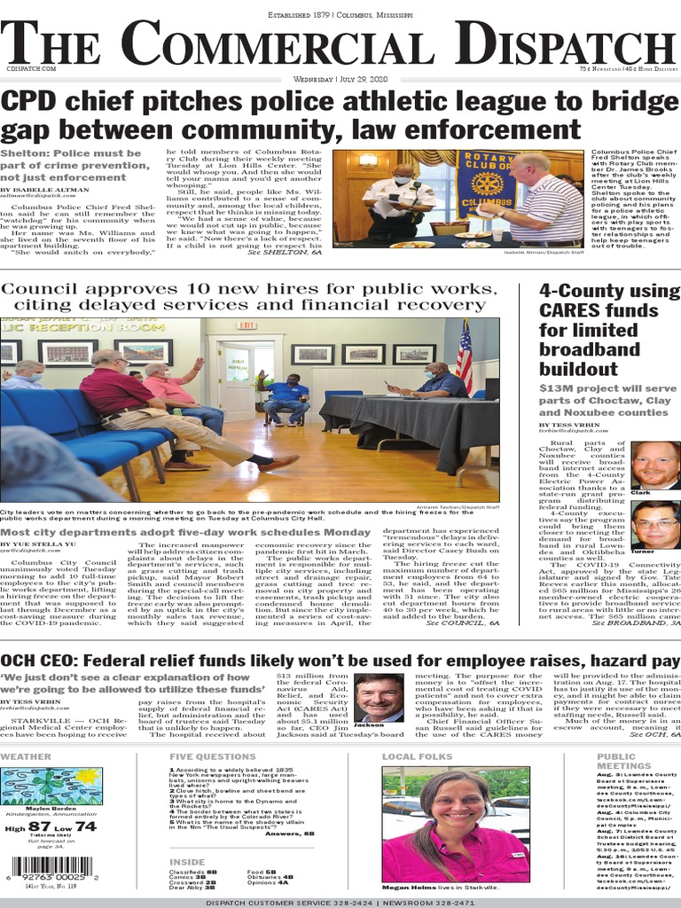 Commercial Dispatch Eedition 7-29-20 | PDF | Business