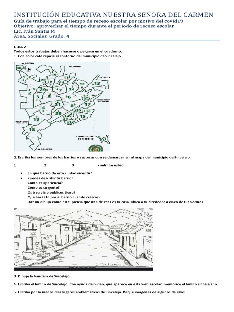 2 Guia Mapa Barrios Sincelejo | PDF