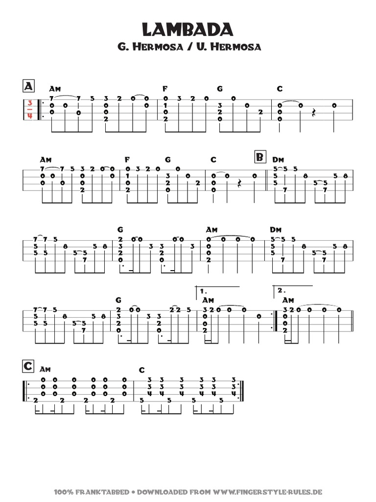 Lambada High+g PDF | PDF