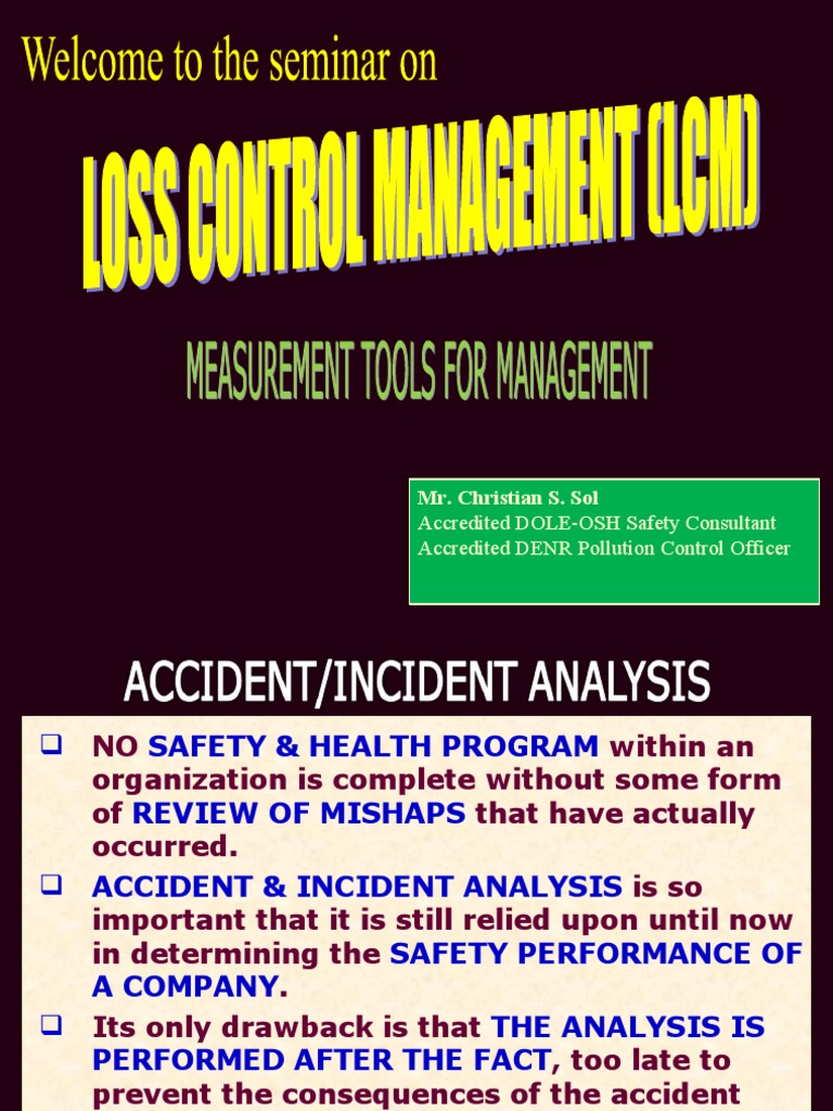 Measurement Tools For Management - Final | PDF | Occupational Safety ...