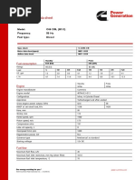 Cummins C110D5 Data Sheet Macfarlane Generators | PDF | Diesel Engine | Engines