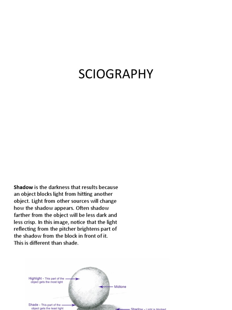 Sciography | PDF | Shadow | Perspective (Graphical)