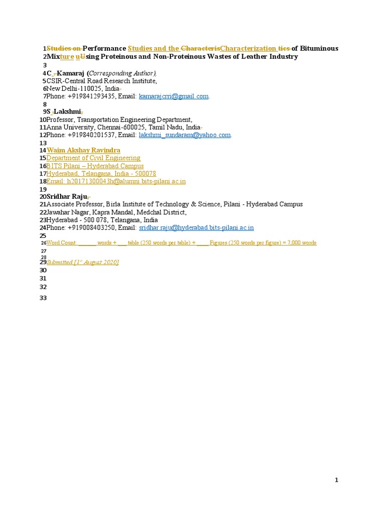 TRB Kamaraj Paper | Download Free PDF | Chromium | Asphalt