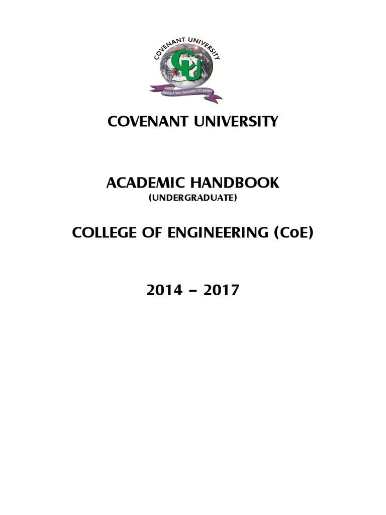 CoE HANDBOOK PDF | PDF | University And College Admission | Academic Degree
