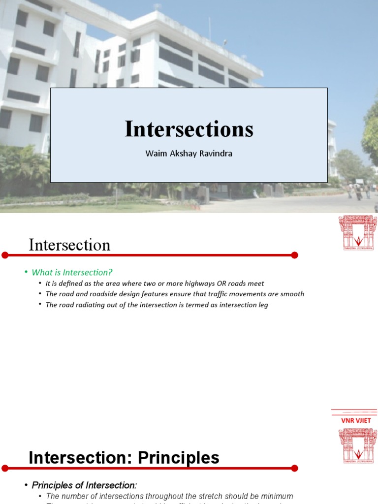Intersections: Waim Akshay Ravindra | Download Free PDF | Interchange ...