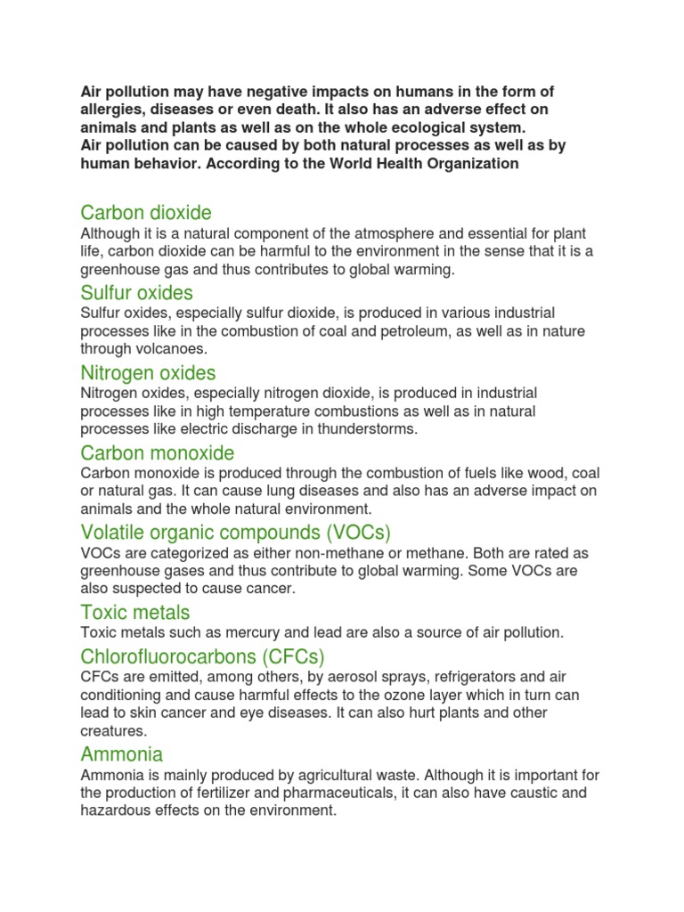 Script of Air Pollution | PDF | Water Pollution | Air Pollution