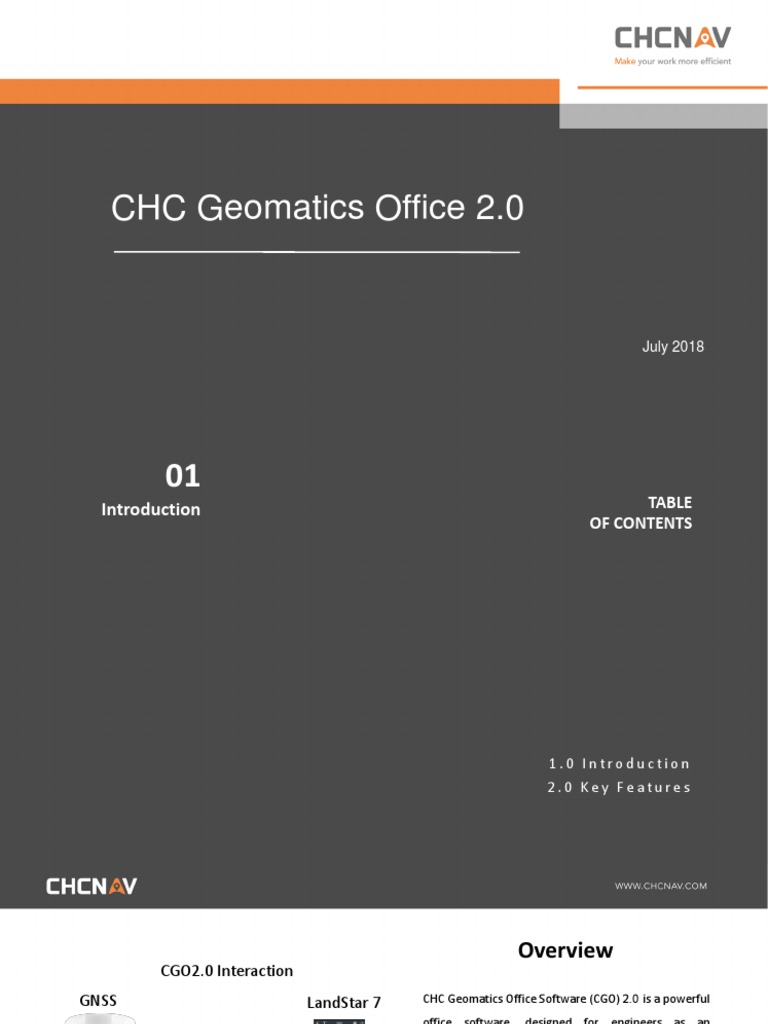 CHC Geomatics Office 2.0. July 2018 | PDF | Image Editing | Geomatics