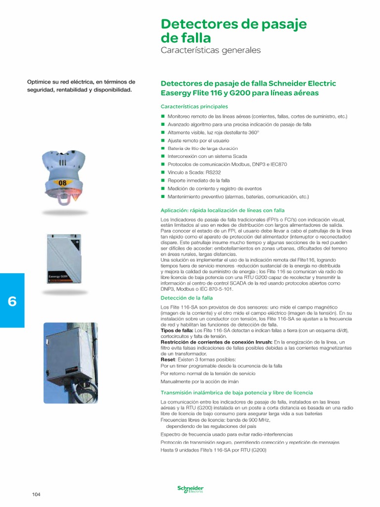 Detectores de Pasaje de Falla PDF | PDF