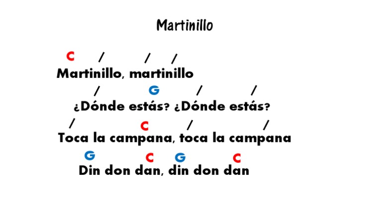 Notas y letra de "Martinillo" | PDF