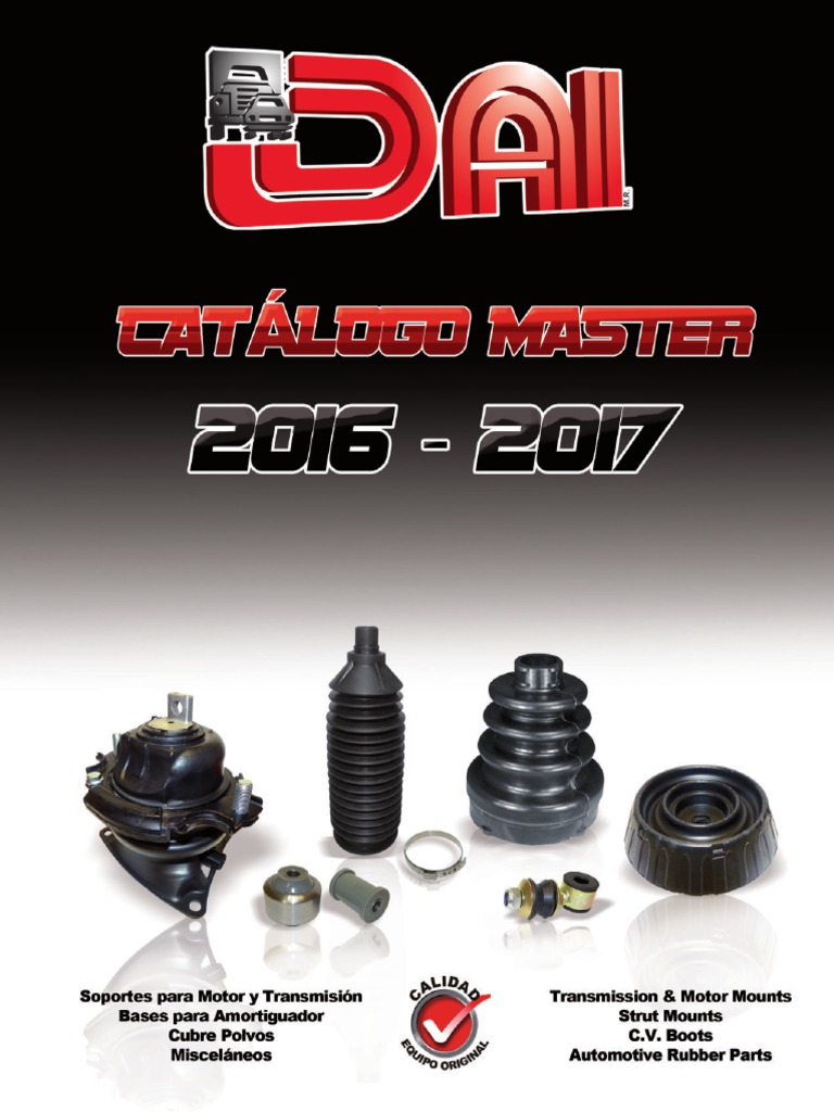Catalogo DAI 2016 (1) MASTER 2016-2017 | PDF | Audi | Vehículos con ...
