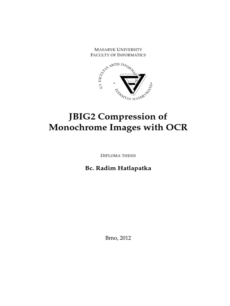 JBIG2 Compression with OCR | PDF | Optical Character Recognition | Data Compression