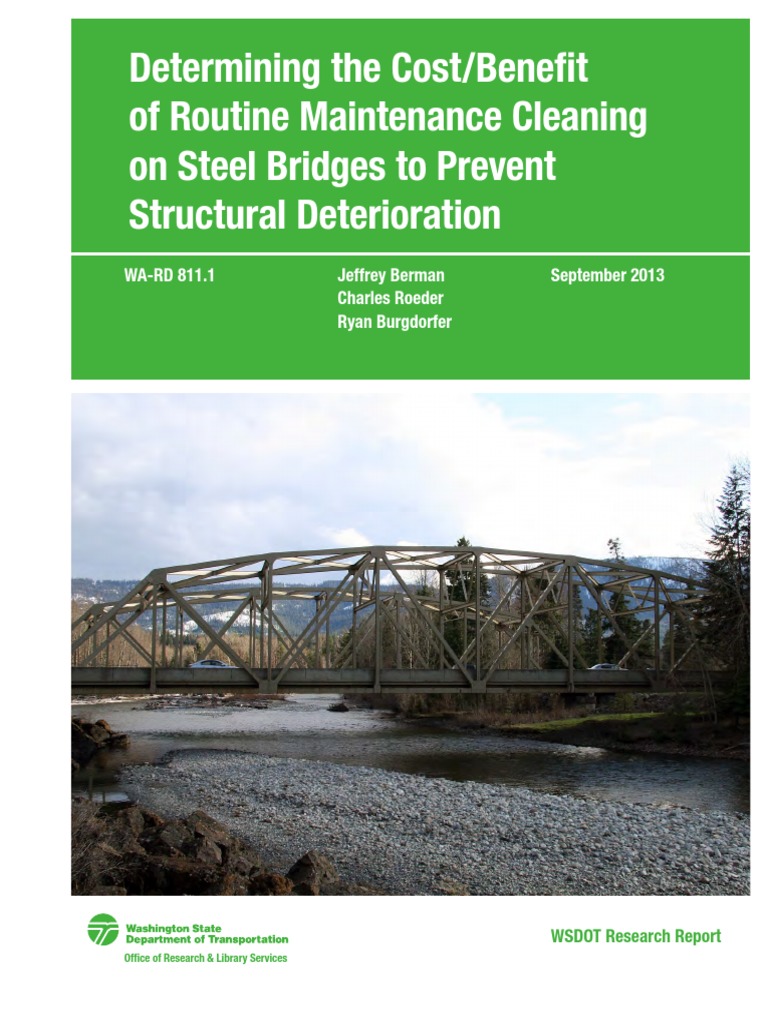 Determining The Cost Benefit of Routine Maintenance Cleaning of Steel ...