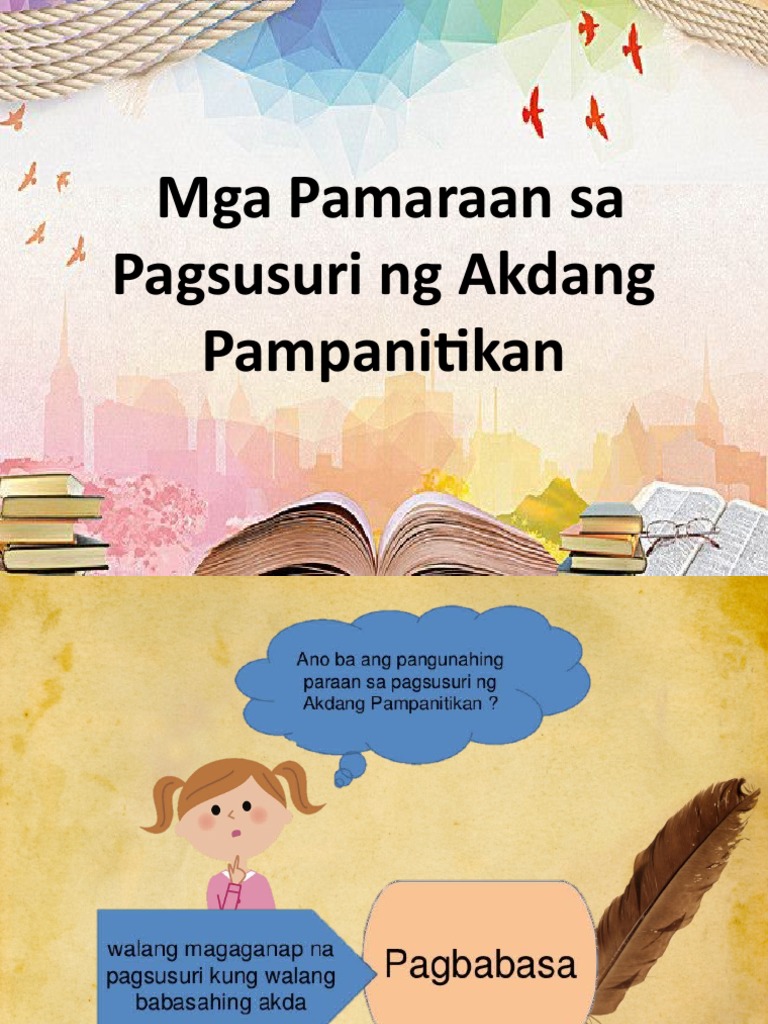 Mga Pamamaraan Sa Pagsusuri NG Panitinak | PDF