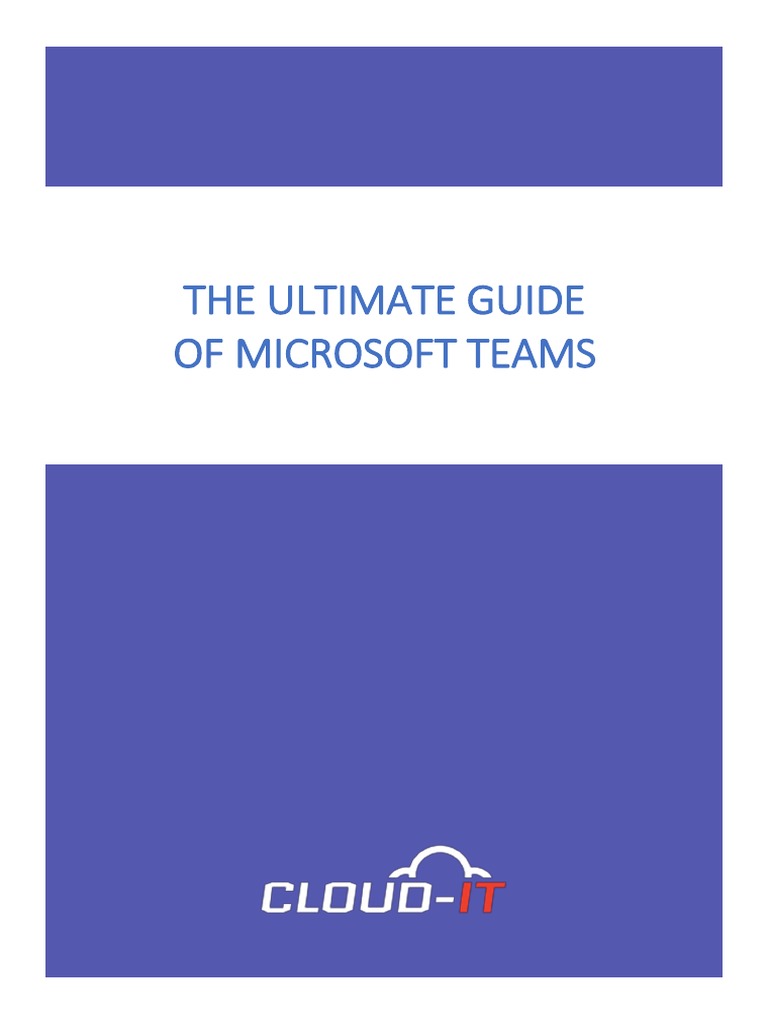 La Mejor Guía de Microsoft Teams | PDF | Office 365 | Share Point