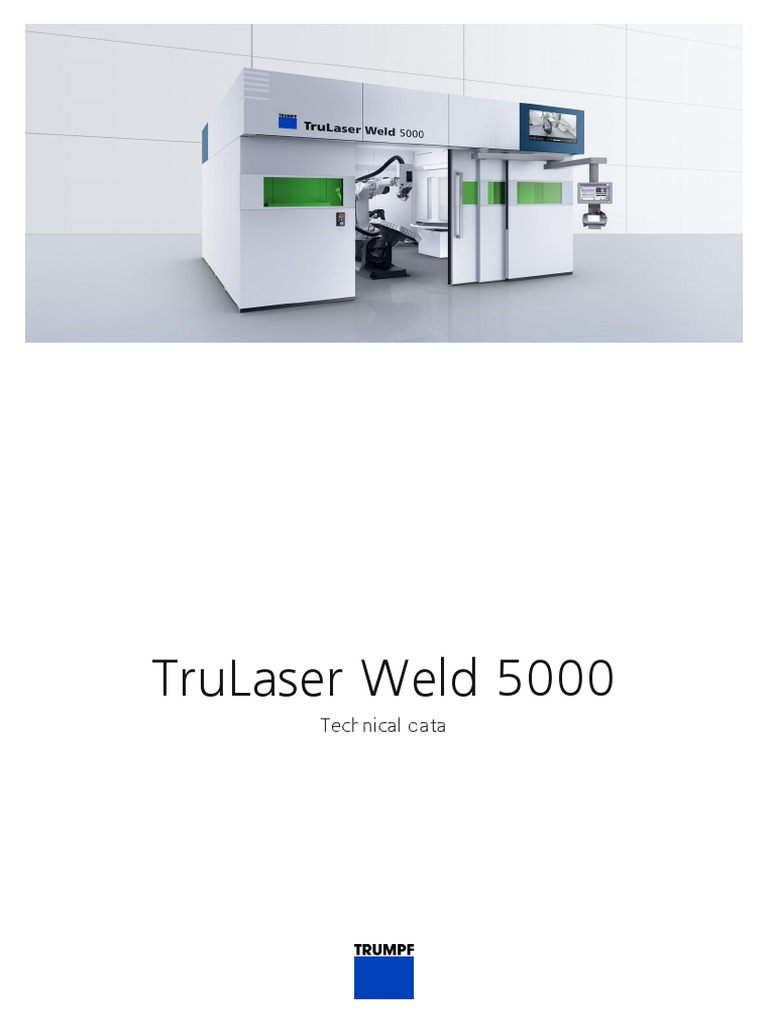 TruLaser Weld 5000 Specifications | PDF