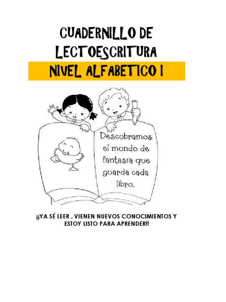 Cuadernillo PDF Alfabetico I 1 | PDF | Escritura | Alfabeto