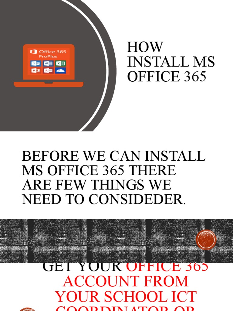How Install Ms Office 365 | PDF