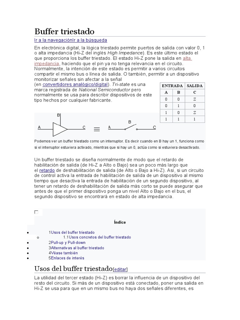Buffer Triestado | PDF | Equipo de oficina | Bienes manufacturados