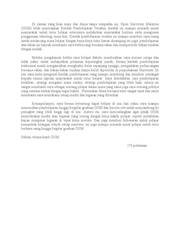 Laporan Reflektif MPU3122 | PDF