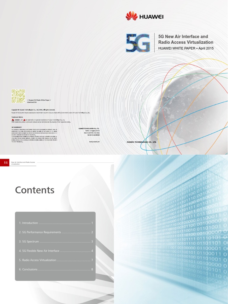 5G New Air Interface and Radio Access Virtualization: Huawei White ...