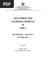 Grade 6 ESP Module 1 Final | PDF