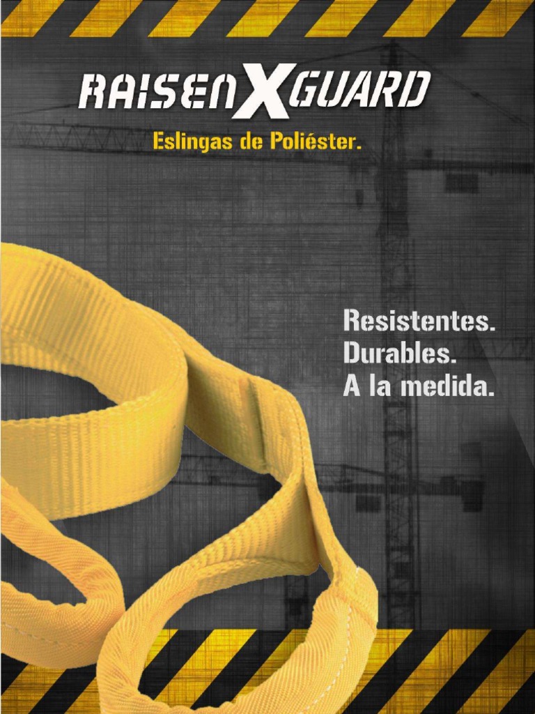 Catalogo Eslingas RAISEN-GUARD | PDF | Compuestos químicos | Química