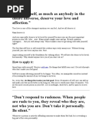 The Art of Not Overthinking | PDF