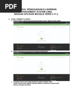 SOP - Elearning - Dosen - Menyisipkan File Modul Perkuliahan | PDF