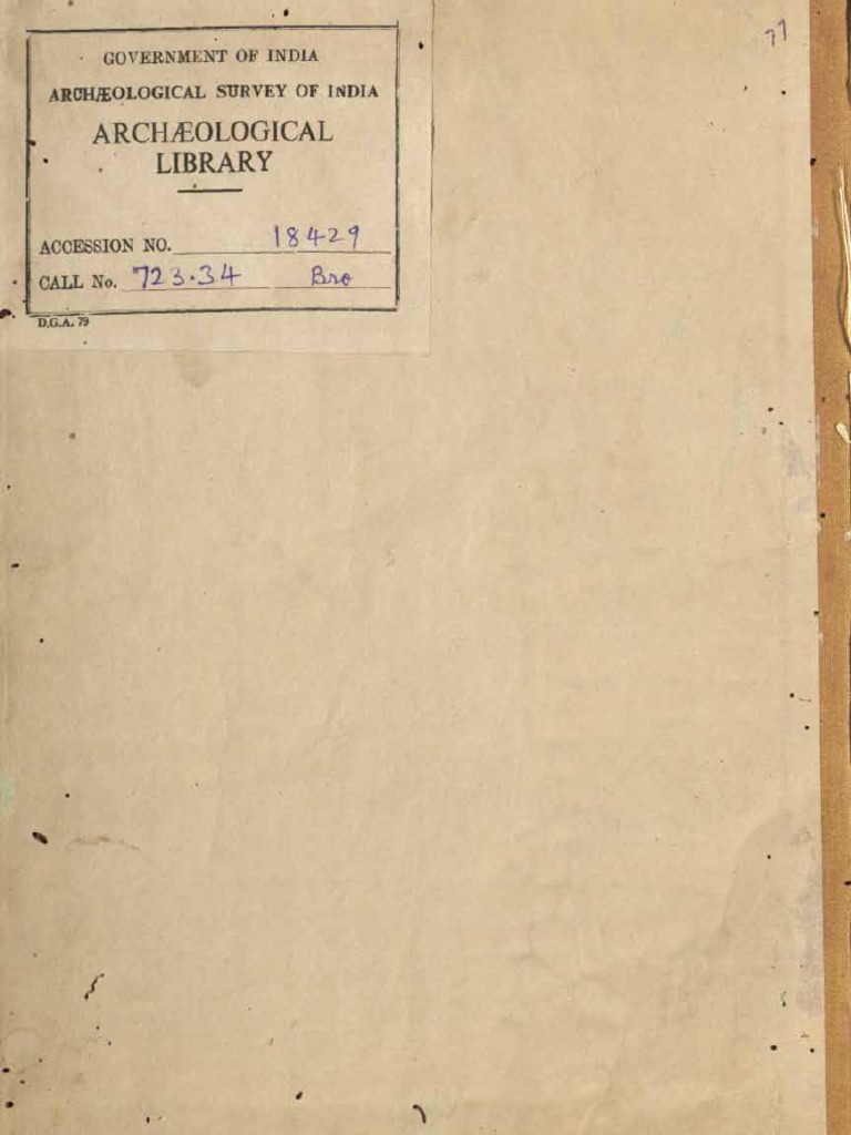 PERCY BROWN - Indian Architecture PDF | PDF