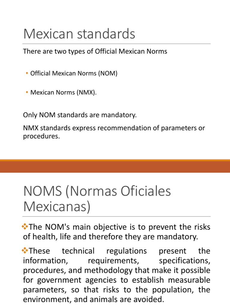 Understanding NOM and NMX Standards | PDF | Science & Mathematics