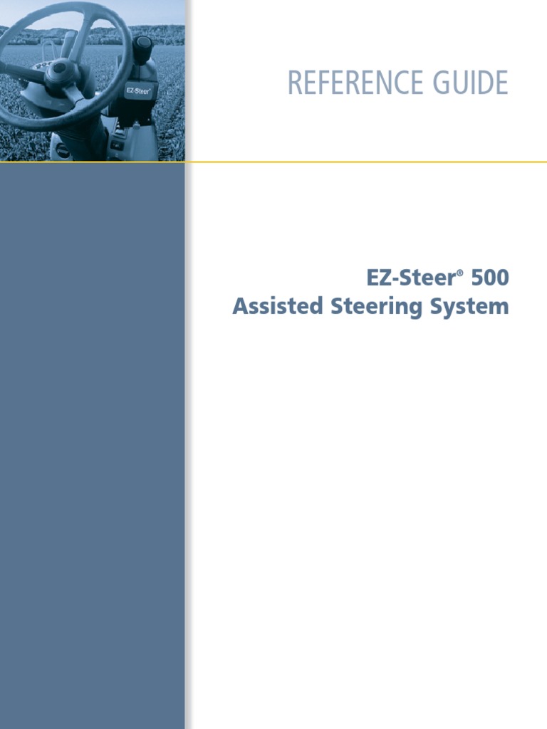 EZ-Steer Manual PDF | PDF | Axle | Steering