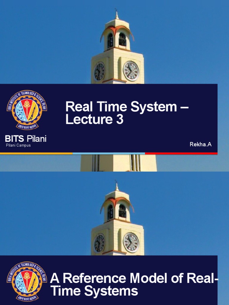 Real Time System - : BITS Pilani | PDF | Scheduling (Computing ...