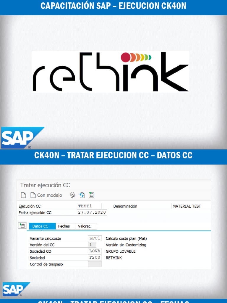 Capacitación CK40N | PDF
