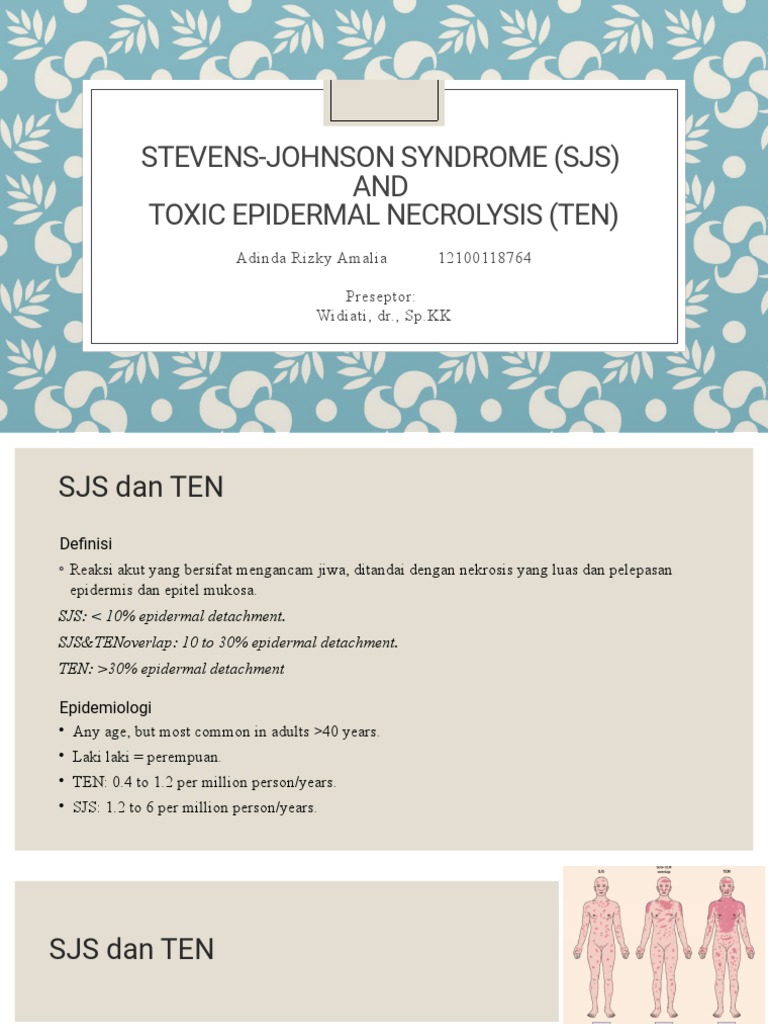 Sindrom Stevens-Johnson dan TEN | PDF