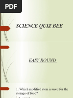 Grade 4 Science Quiz Bee | PDF | Earth | Muscle