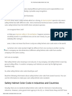 OSHA Safety Color Code Overview | PDF | Occupational Safety And Health ...