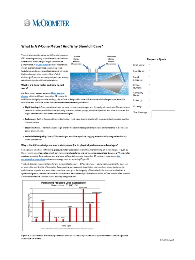 An In-Depth Look at the V-Cone Meter: A Superior Differential Pressure ...