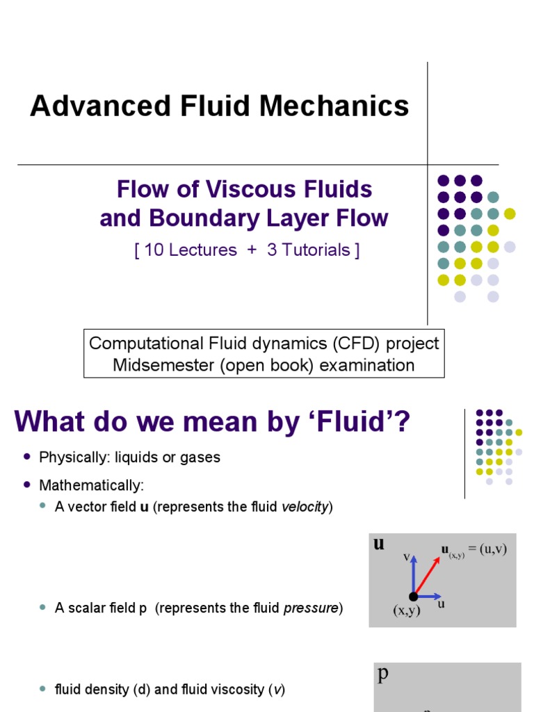 Flow of Viscous Fluids and Boundary Layer Flow-Set | PDF | Navier ...