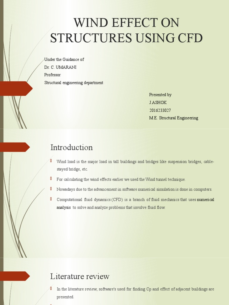 Wind Effect On Structures Using CFD | PDF | Wind Tunnel | Computational ...