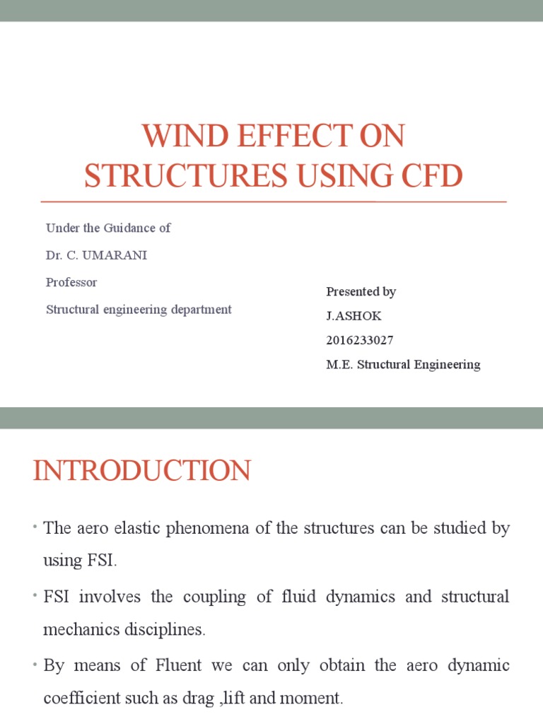 WIND EFFECT ON STRUCTURES USING CFD-phase2 | PDF | Aerodynamics ...