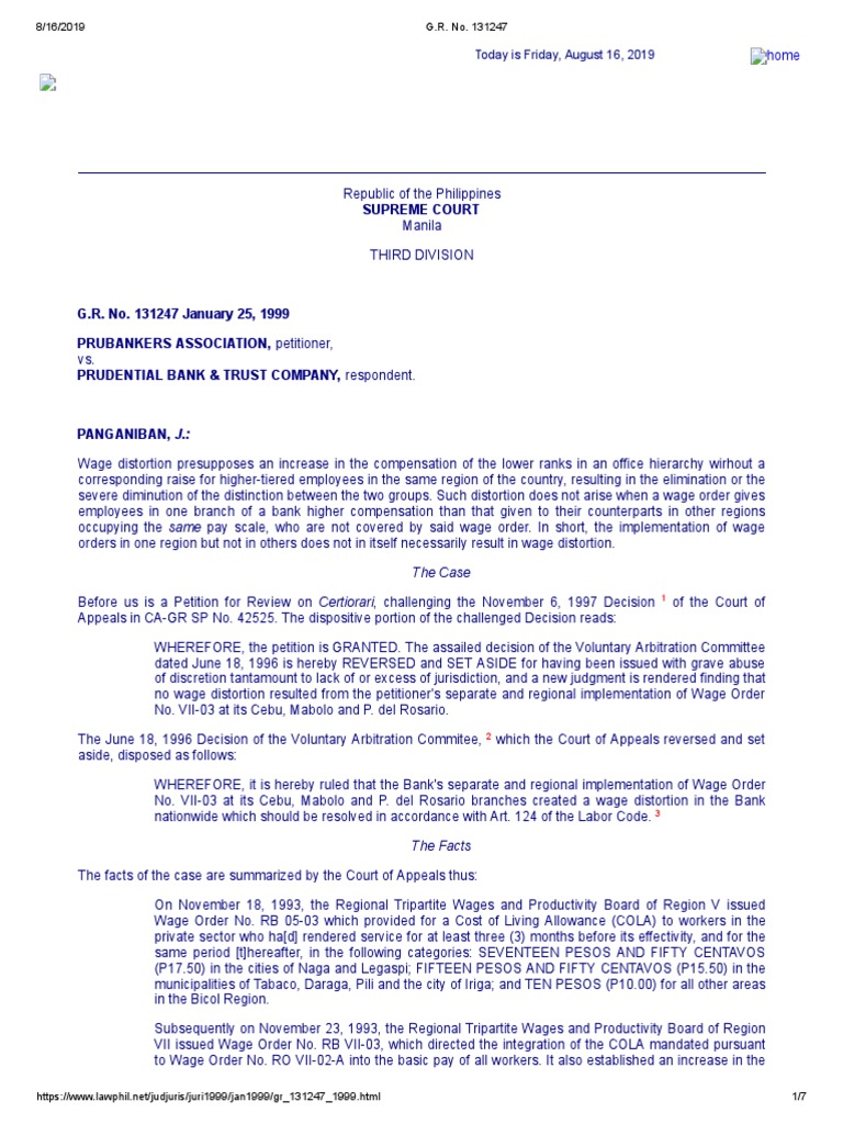 34 Prubankers Association Vs Prudential Bank | PDF