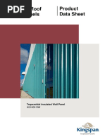 Kingspan Quadcore ks1000rw Roof Panel Data Sheet en GB Ie | PDF | Roof ...
